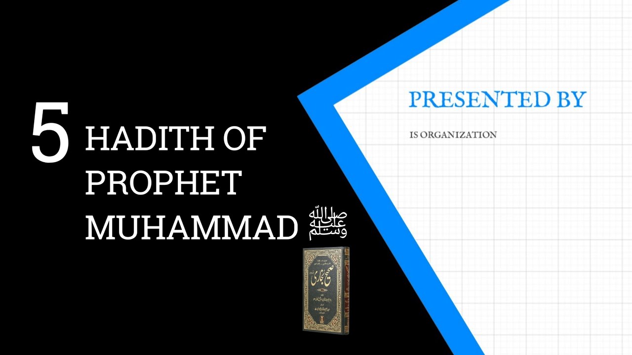 5 Important Hadith of Prophet Muhammad ﷺ | Very Important⚠️| Presented ...