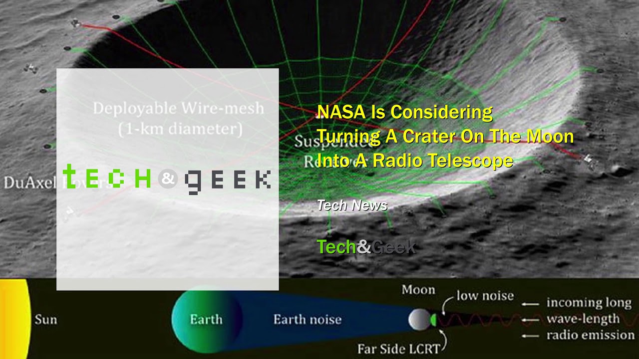 NASA is Considering Turning A Crater on the Moon Into A Radio Telescope ...