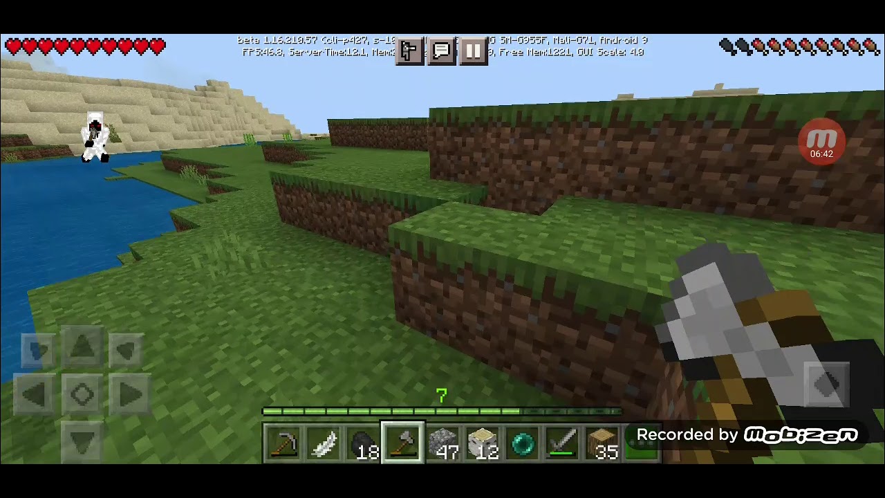 minecraft beta survival 2: exploring village - YouTube