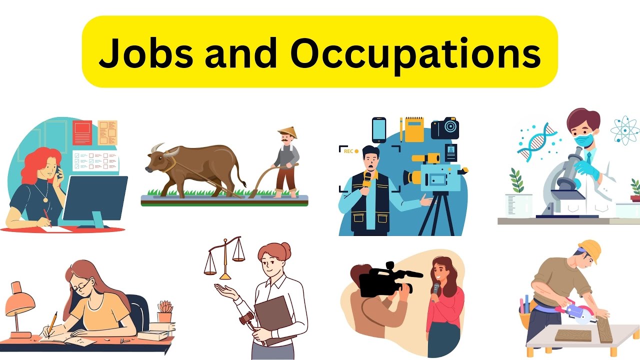 Learn About Jobs and Occupations || English Vocabulary||The English ...