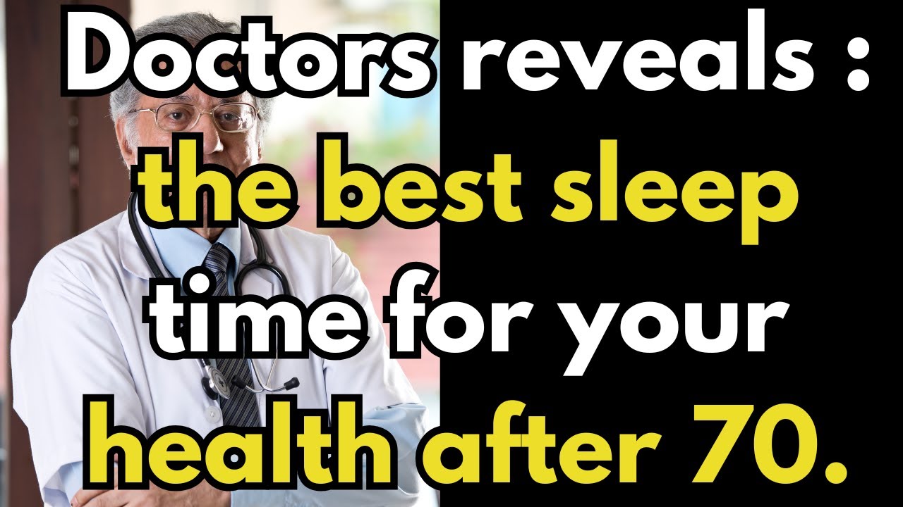 The Best Sleep Time for Seniors Over 70 to Boost Health - Doctor ...
