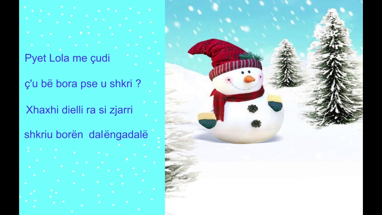 Vjersha Shqip - Bora (The Snow) - YouTube