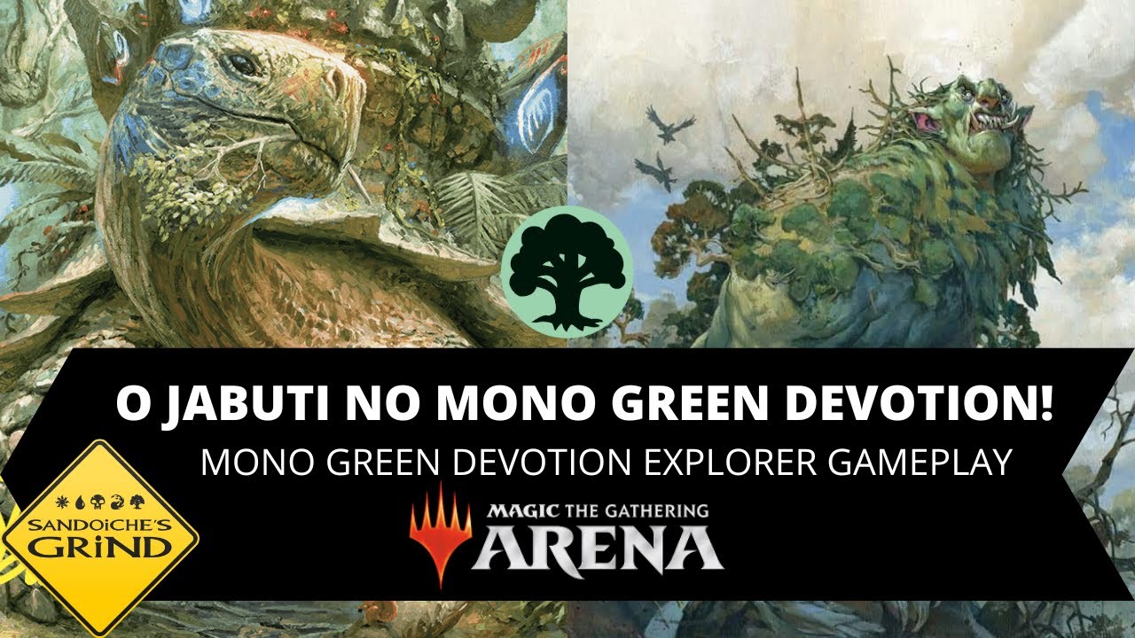O JABUTI NO MONO GREEN DEVOTION! Mono Green Devotion Explorer Gameplay ...