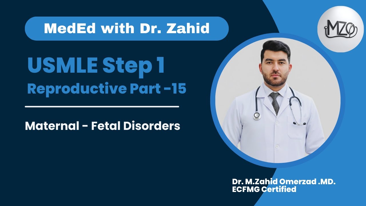 Reproductive Part 15: Maternal Fetal Disorders - YouTube