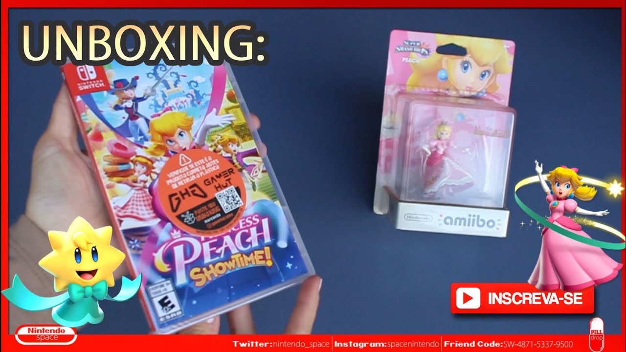 Unboxing: Princess Peach Showtime + Amiibo da Peach - YouTube