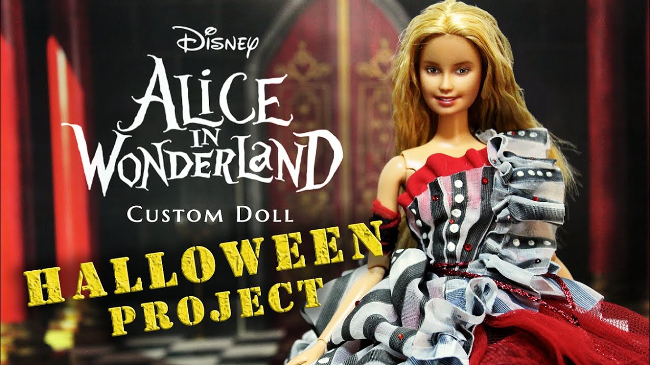 HALLOWEEN PROJECT| How to: Disney's Alice in Wonderland - Alice Custom ...