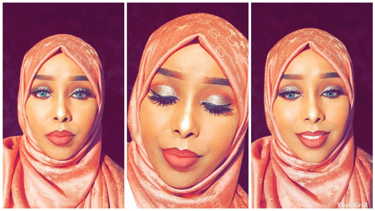 new year make up 2019 somali makeup by Hamdi beauty and cooking - YouTube