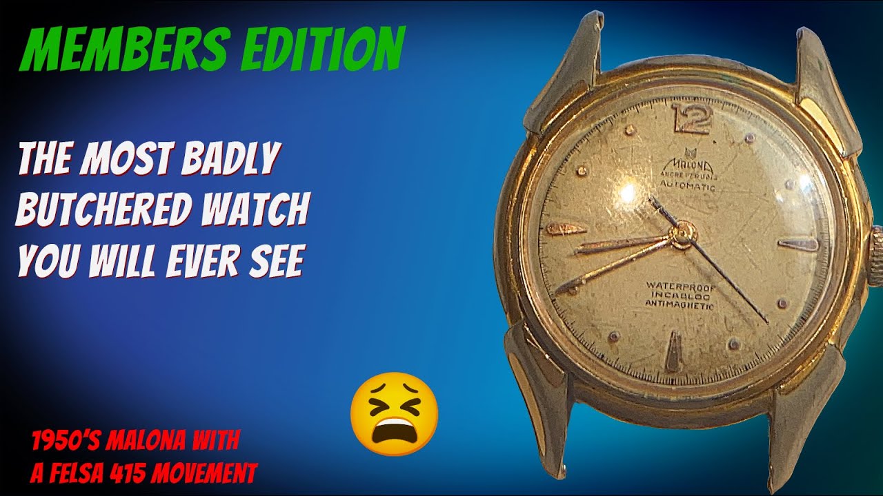 Members edition: Malona Felsa 415 restoration - YouTube