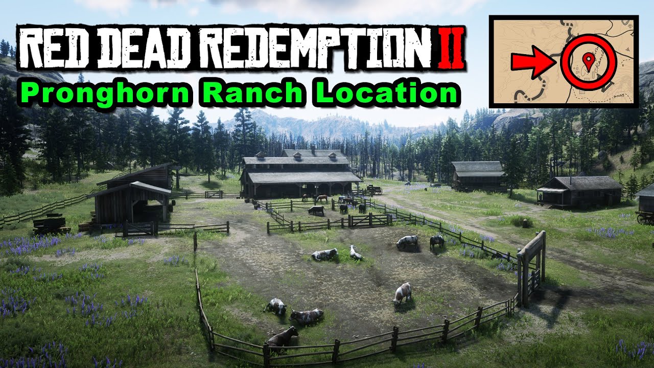 Pronghorn Ranch location - Red Dead Redemption 2 - YouTube