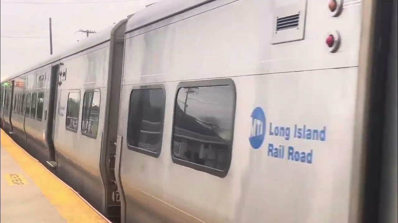 (FIRST VIDEO OF 2025) LIRR M7 Car #7115 Leads Penn Station Train 6857 arriving at Island Park ...