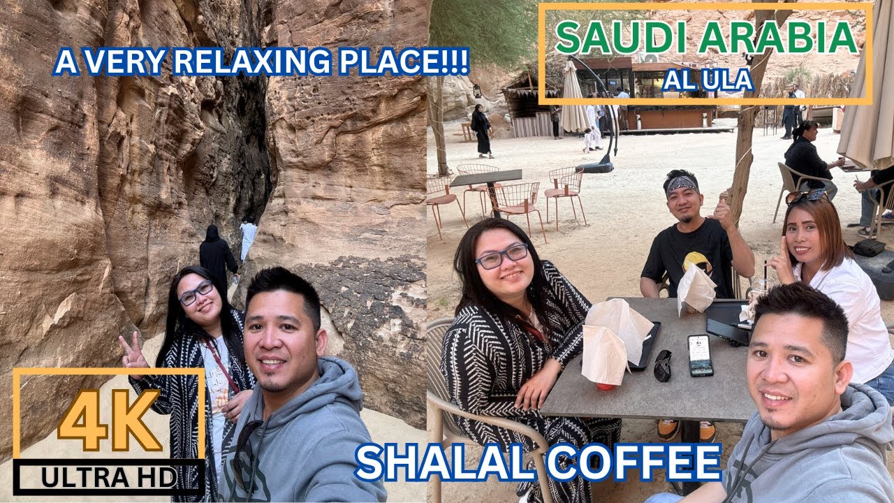 [4K] Shalal Coffee - Relaxing Place in Al Ula, Saudi Arabia - YouTube