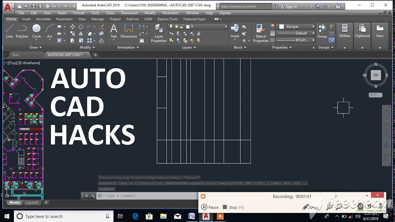 AUTO CAD HACKS - YouTube