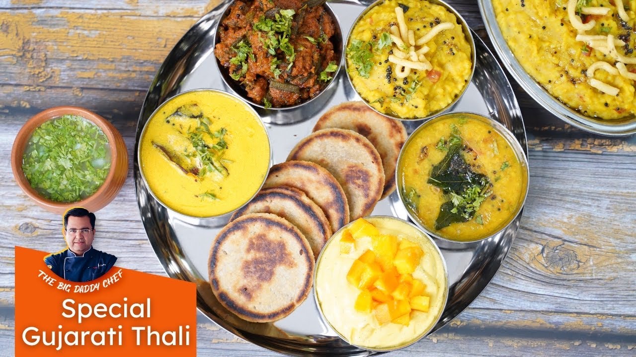 Easy steps to make wonderful Gujarati Thali at Home | गुजराती थाली कैसे ...