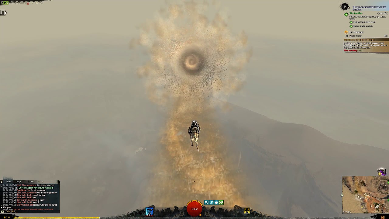 Guild Wars 2: Path of Fire _ Salt Flats Mastery Point - YouTube