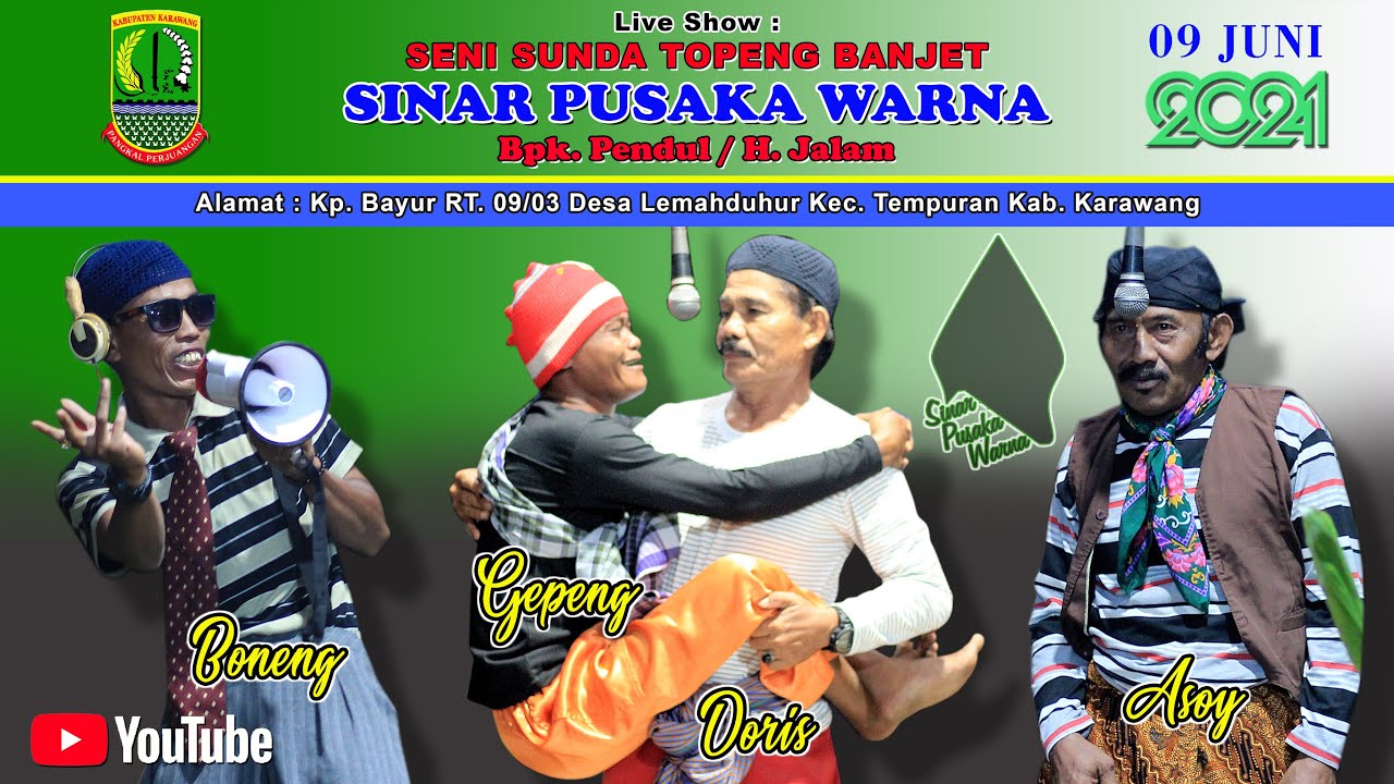 Gepeng di Gendong Doris || Lawakan Lucu Topeng Pendul / H. Jalam ...