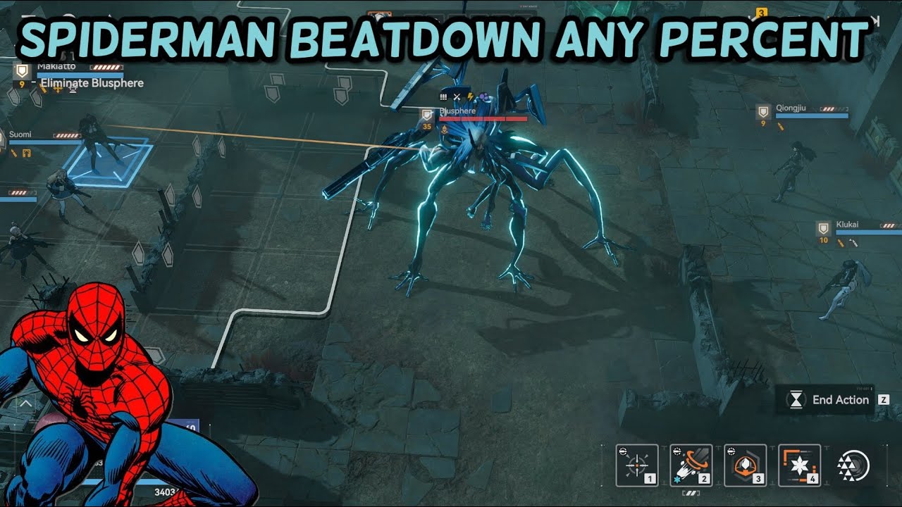 Speedrunning Spiderman Beat Down (Blusphere Frenzy Lv 18) | Girls ...