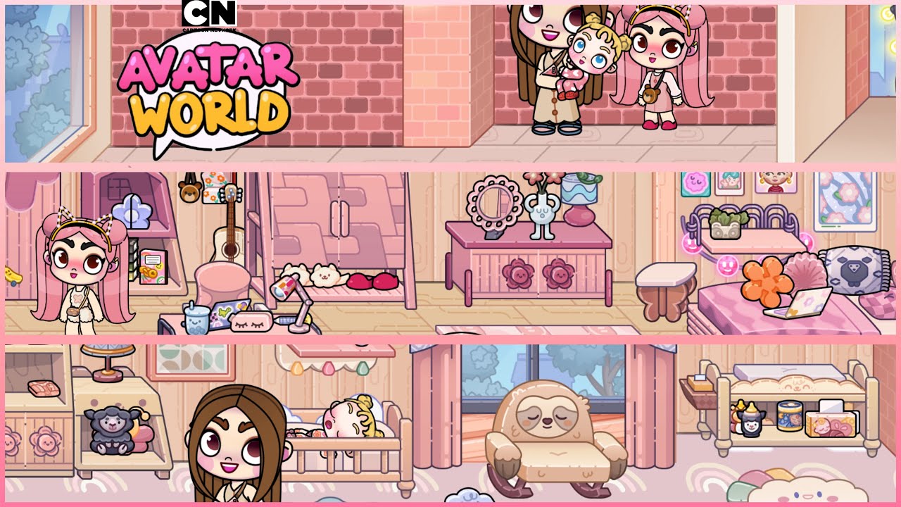 Teen and baby rooms 💗🌸Avatar world - YouTube