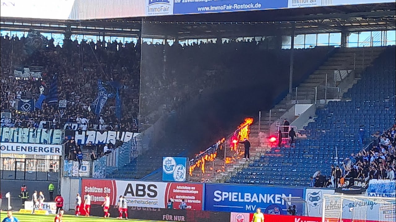 FC Hansa Rostock vs HSV | Saisonfinale | 34 Spieltag | Bus, Choreo ...