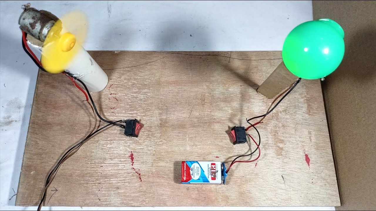 Fan With Dc Motor | Rgb Led Lights | Make Something Cool - YouTube