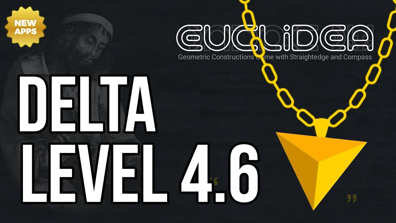 Euclidea 4.6 Walkthrough - Delta Level 4.6 - YouTube