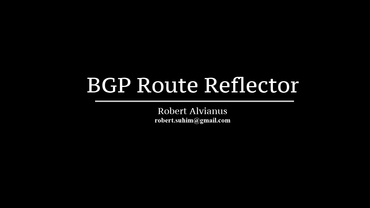 BGP Route Reflector - YouTube