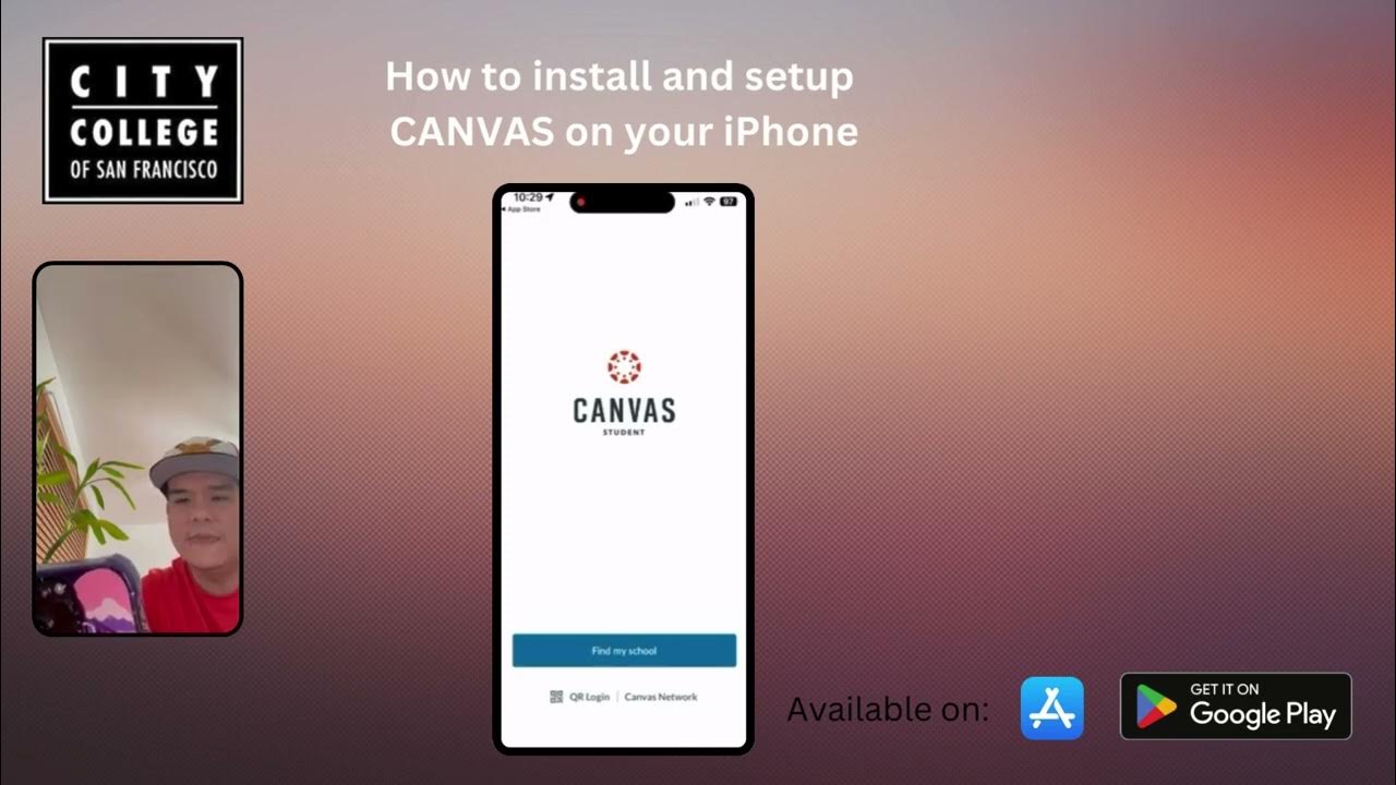 How to download and setup CANVAS STUDENT on iPhone - YouTube