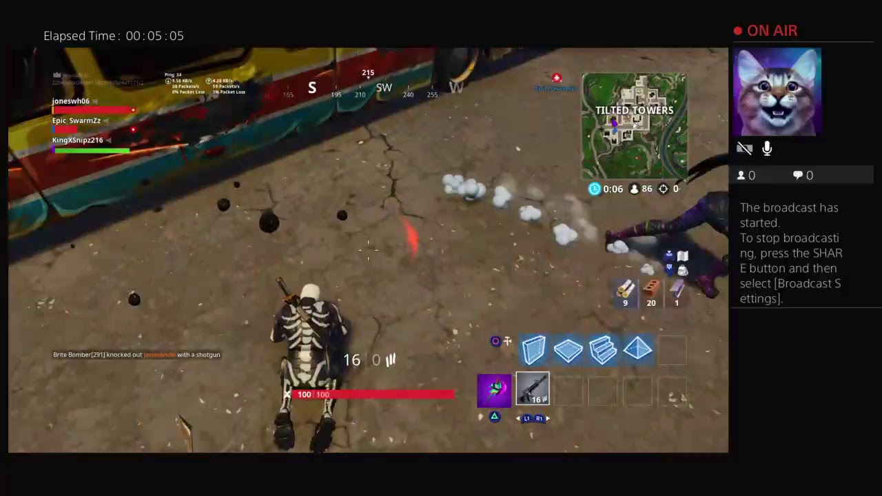 Splitz playing fortnite - YouTube
