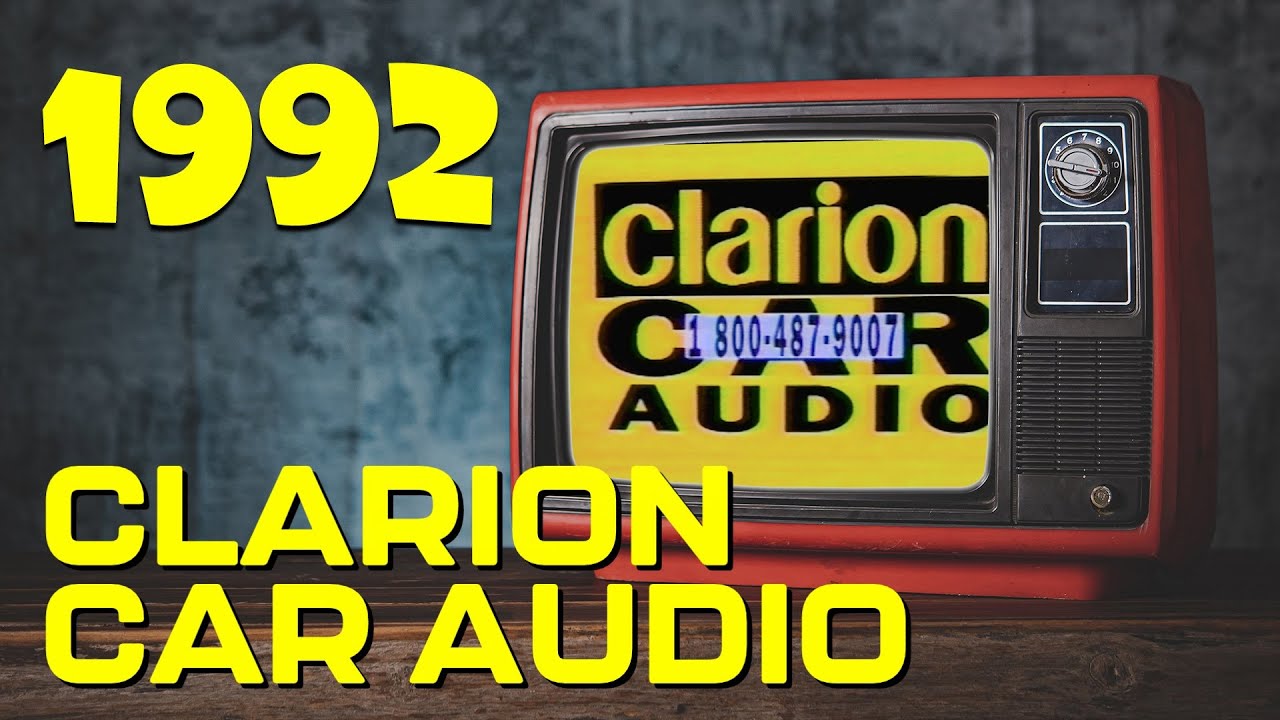 Clarion Car Audio TV Commercial 1-800-487-9007 - July 1992 - YouTube