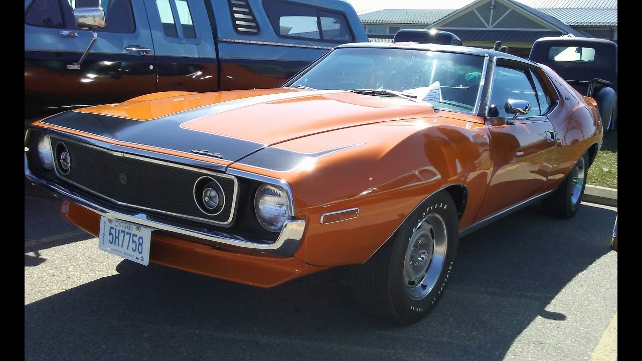 1972 AMC Javelin AMX 360 in Butterscotch Gold with a 5.8 Litre Engine ...