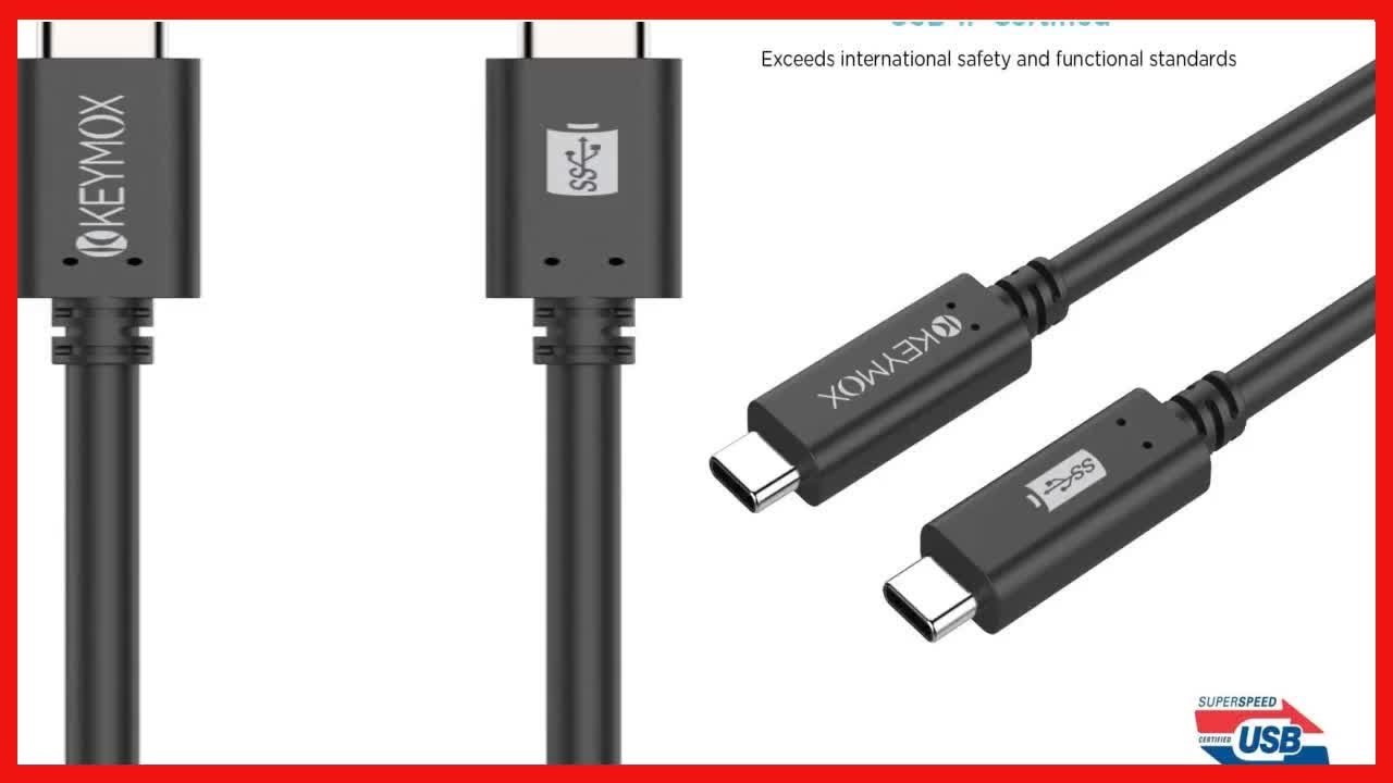 Great product - Type C Cable, Keymox USB-C to USB-C 3.1 Gen 1 Charger Cable with Power Delivery ...