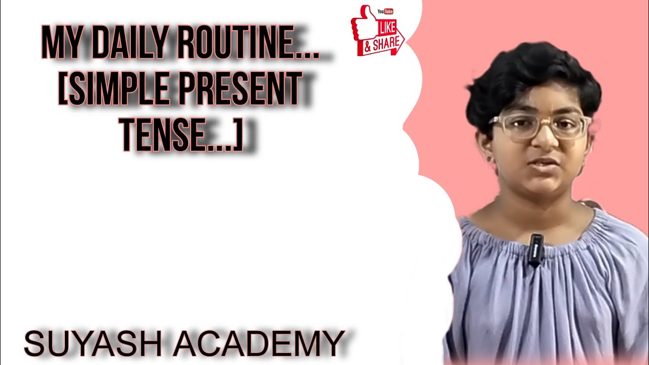 MY DAILY ROUTINE..[SIMPLE PRESENT TENSE..] - YouTube