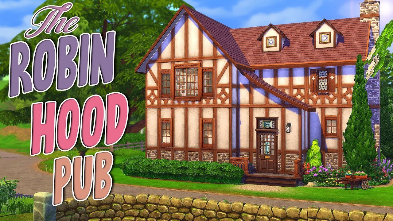 THE ROBIN HOOD PUB 🍻 // THE SIMS 4 SPEED BUILD - YouTube
