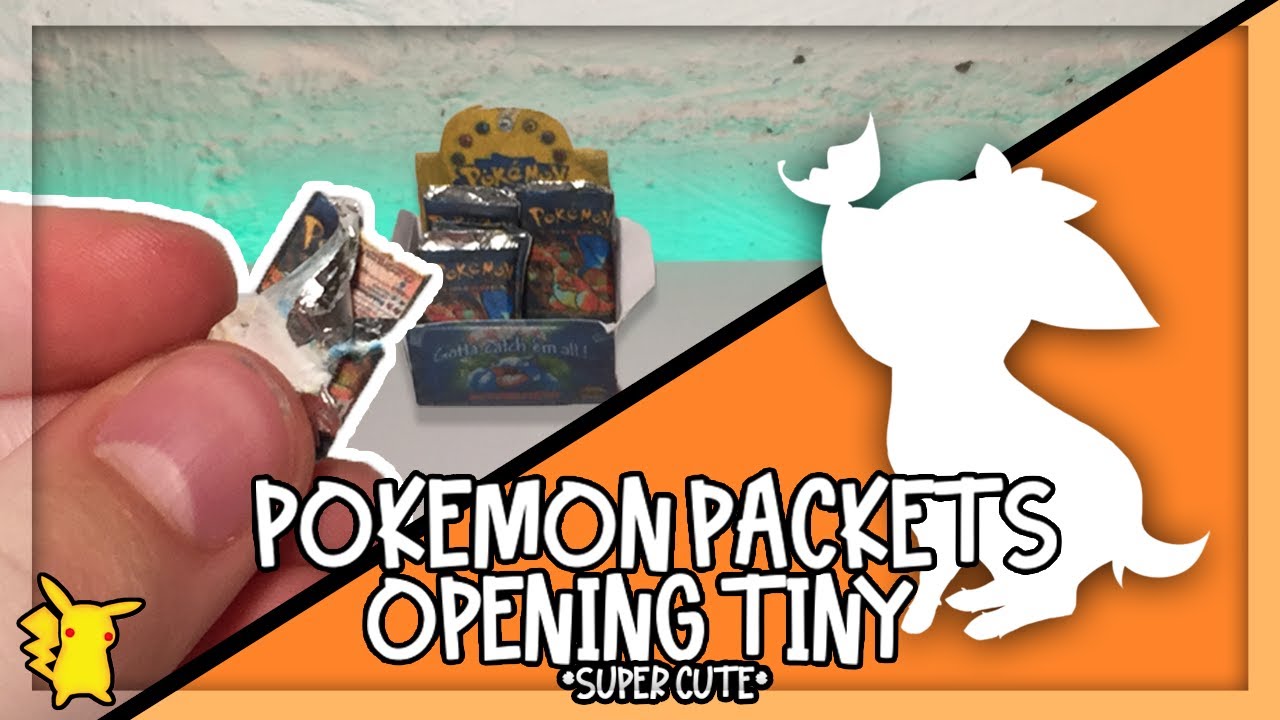 OPENING TINY POKEMON PACKETS!! - YouTube