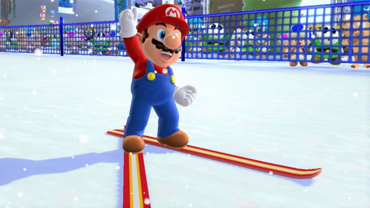 Mario & Sonic at the Olympic Winter Games - All Events - Wii Gameplay ...
