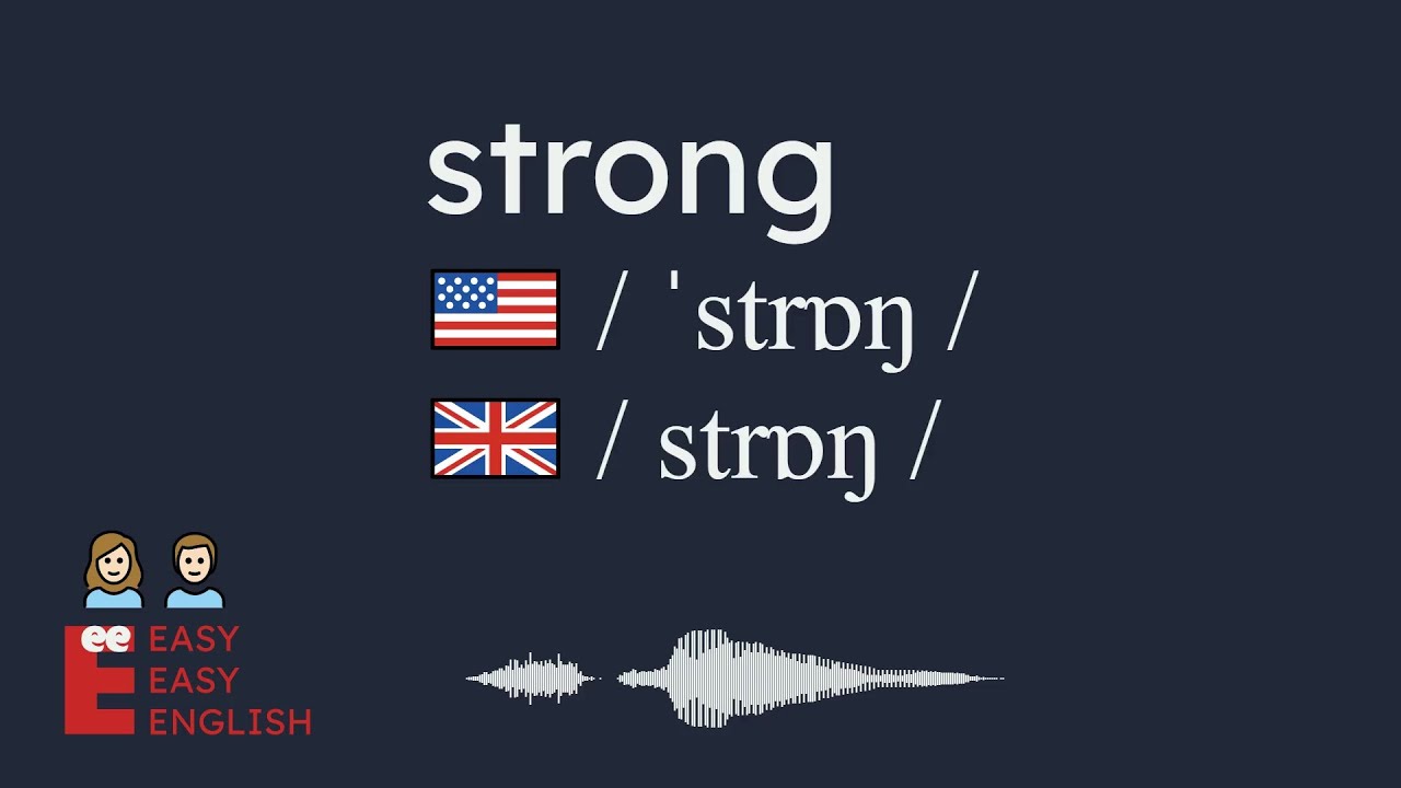 How to pronounce strong? US English UK English IPA Audio Waveform 👩👨 ...