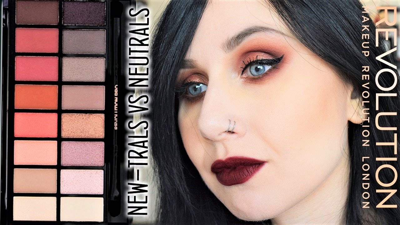 New trals vs Neutrals - Makeup revolution - Red makeup tutorial - YouTube