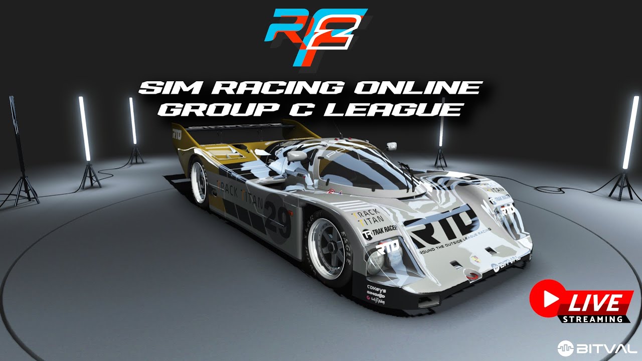 Sim Racing Online - Group C - Round 1 - Le Mans 1991 - Porsche 962C - YouTube