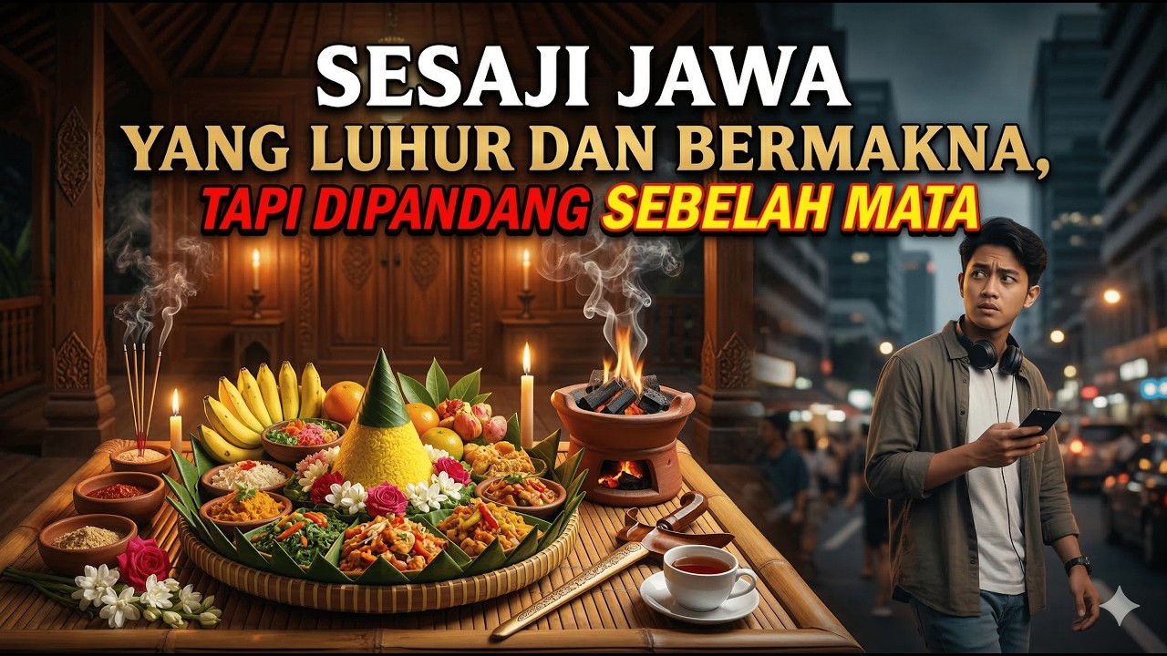 Sesaji Jawa yang luhur dan sarat makna, tapi dipandang sebelah mata ...
