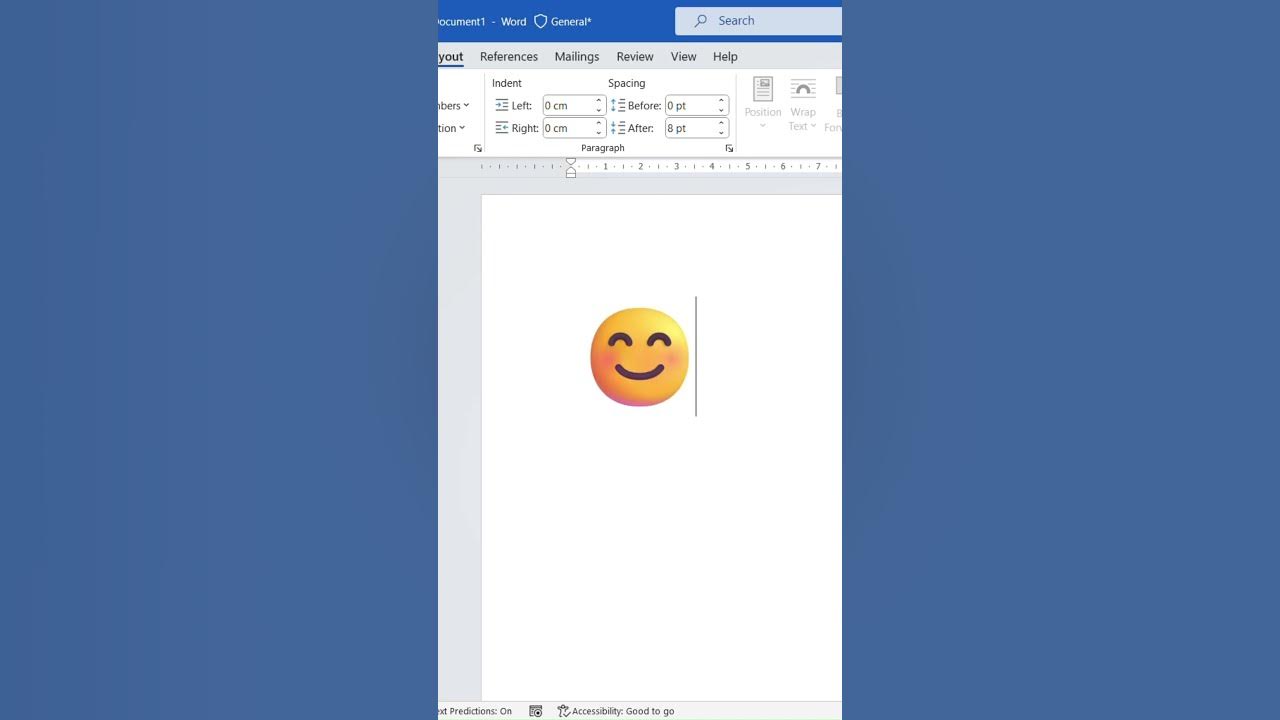 Smilly face in word | #word | #shortcuts | #tricks - YouTube