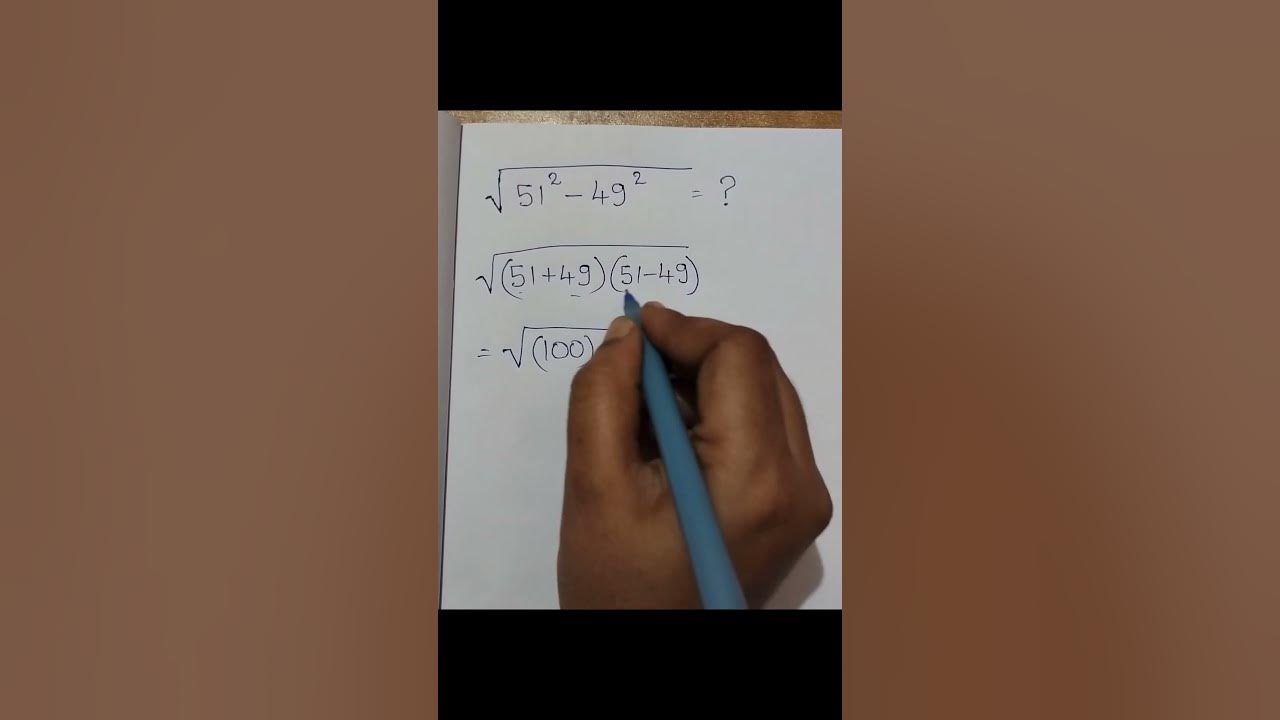 simple square root problem solving - YouTube
