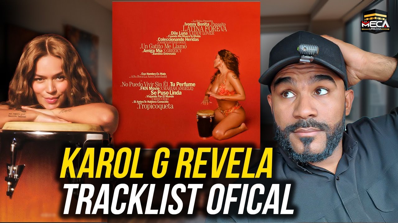 KAROL G LANZA EL TRACKLIST OFICIAL DE TROPICOQUETA ! - YouTube