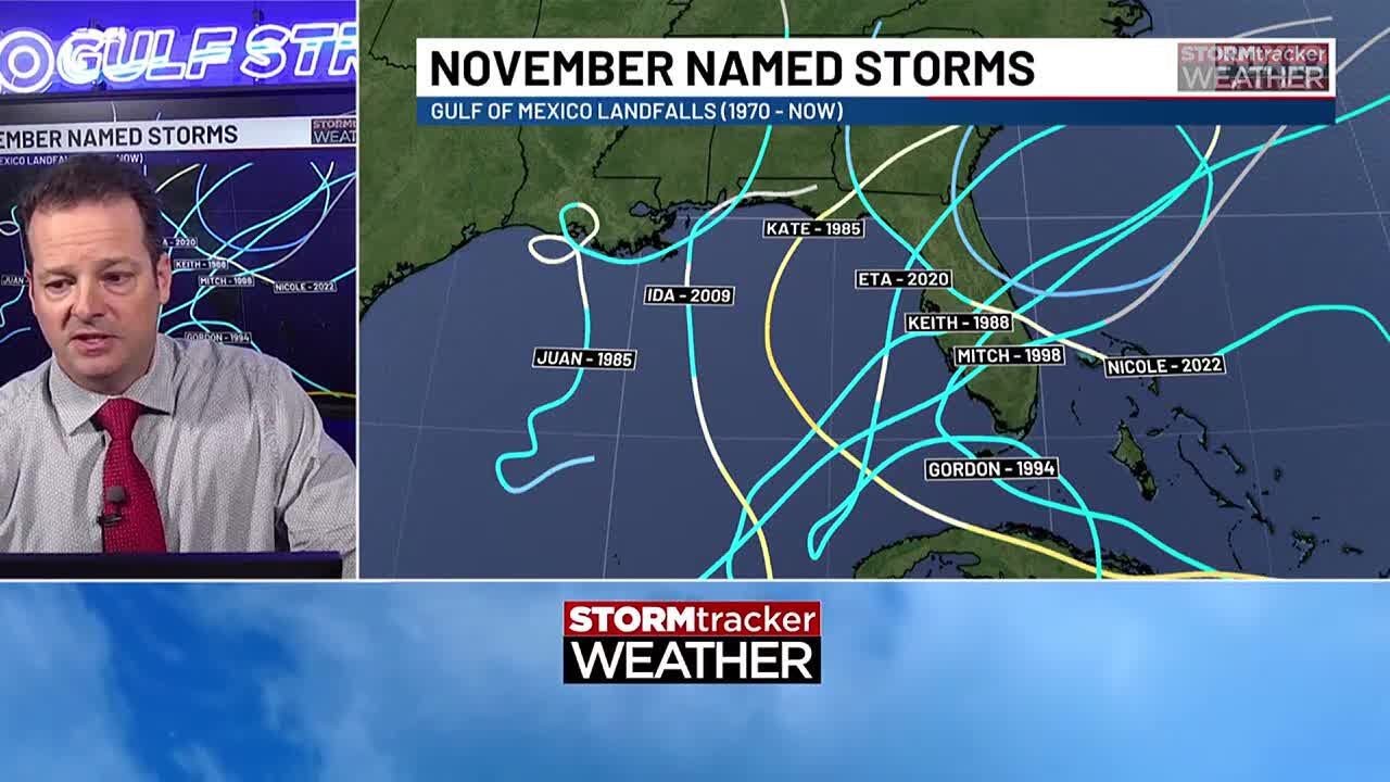 November tropical storm formation - YouTube
