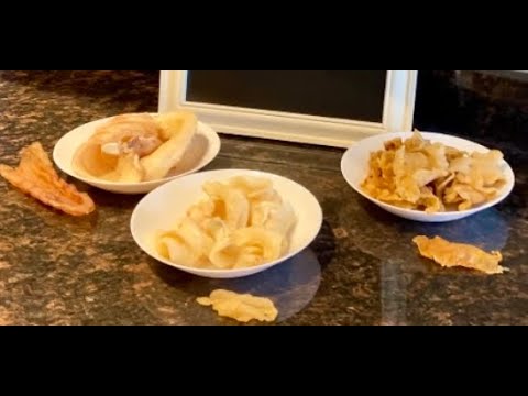 Easy way to prepare Dried Fish Maw for cooking - YouTube