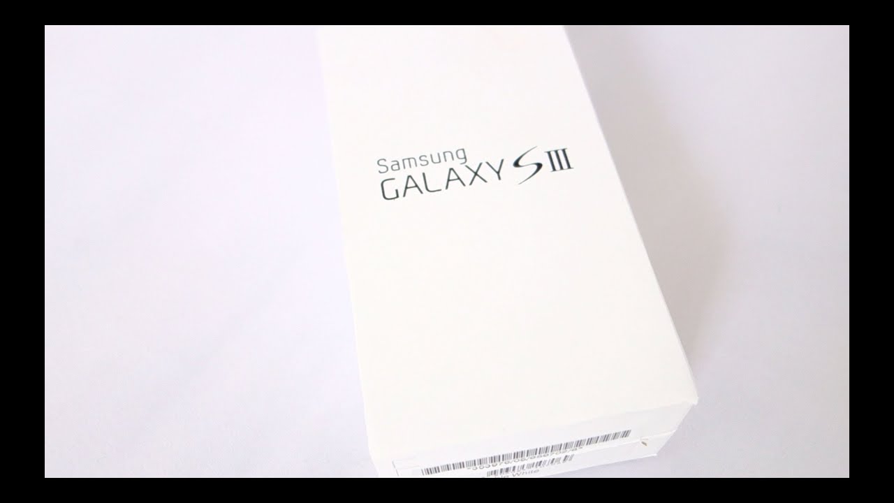 Samsung galaxy s3 unboxing - YouTube