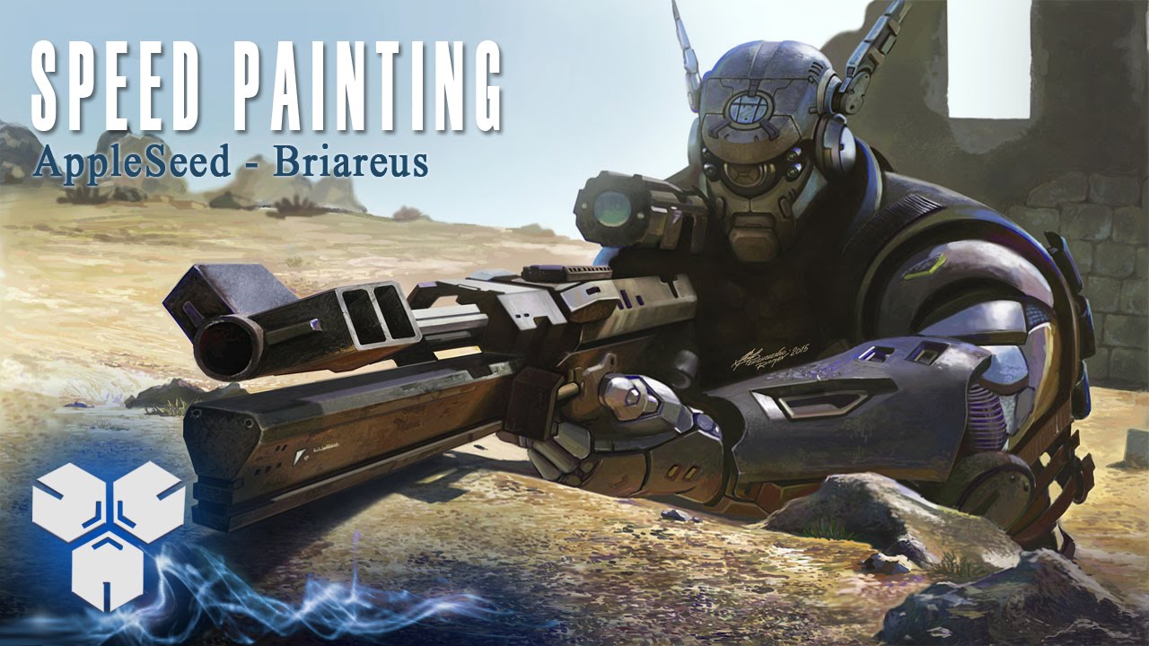 APPLESEED Briareus - SpeedPainting by Roman Zhizhchenko _ copy 2015 ...