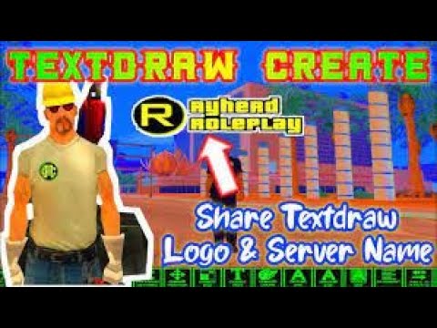 طريقةصنع TEXTDRAW SAMP بإستخدام الكمبيوتر 👌# - YouTube