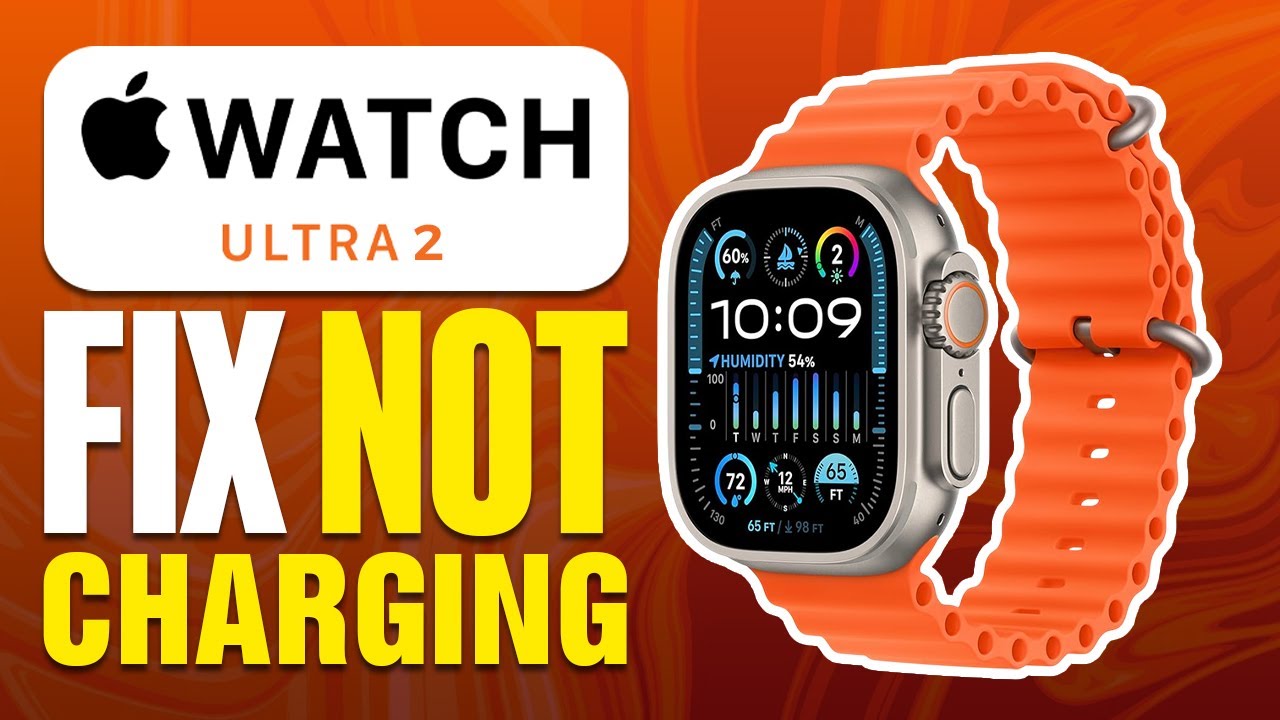How To Fix Apple Watch Ultra 2 Not Charging - YouTube
