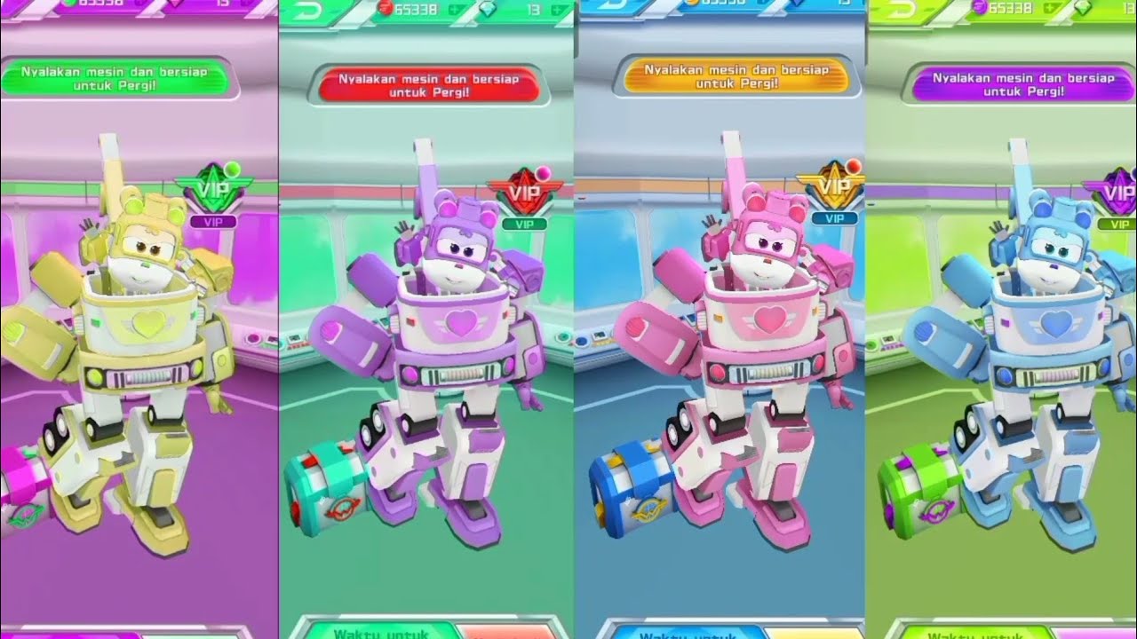 Super Wings Jett Run dizzy Colours Reaction HD - Gameplay Android IOS # ...