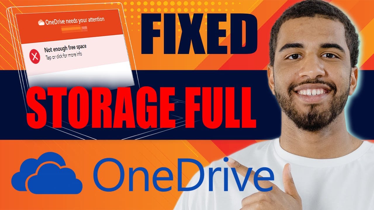 OneDrive Storage Full (Easy Problem FIX) OneDrive Not Enough FREE Space ...