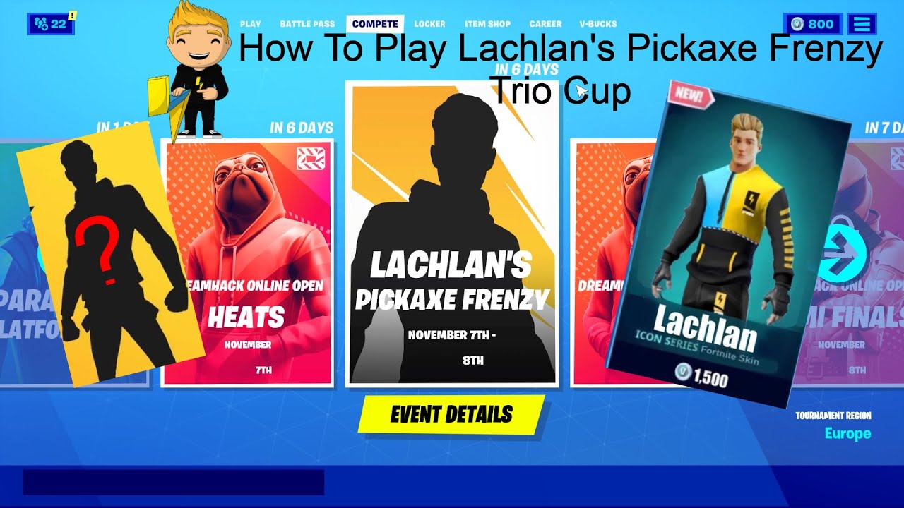 How To Play In Lachlan's Pickaxe Frenzy Trio Cup - YouTube